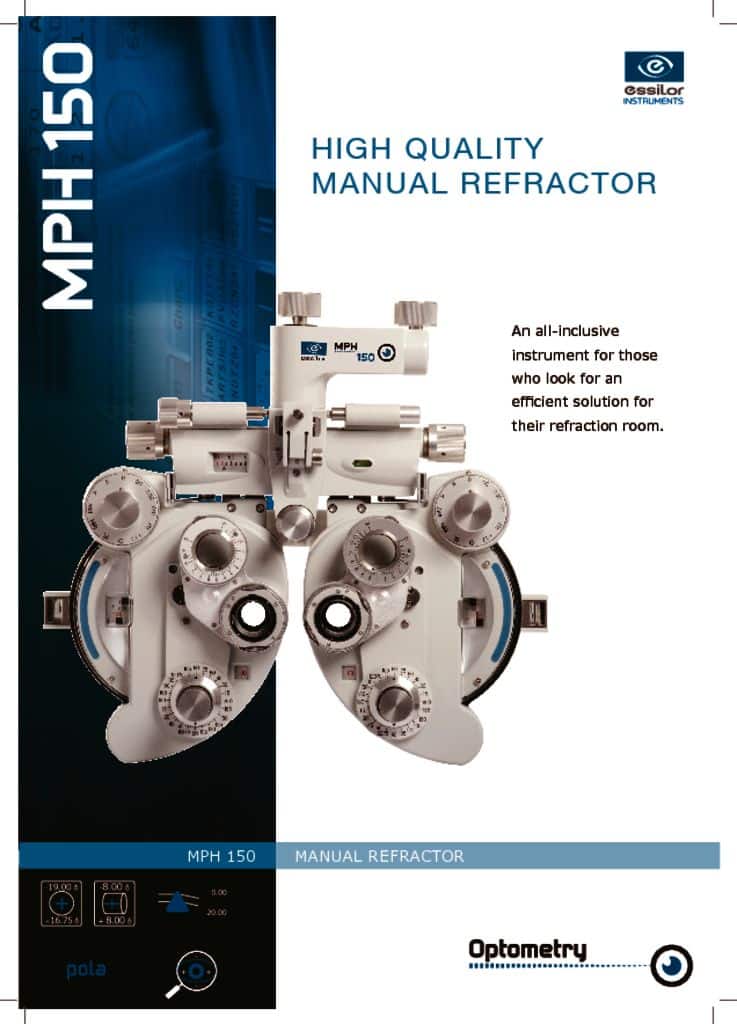 Brochures - Ophthalmic Equipment - Essilor Instruments USA