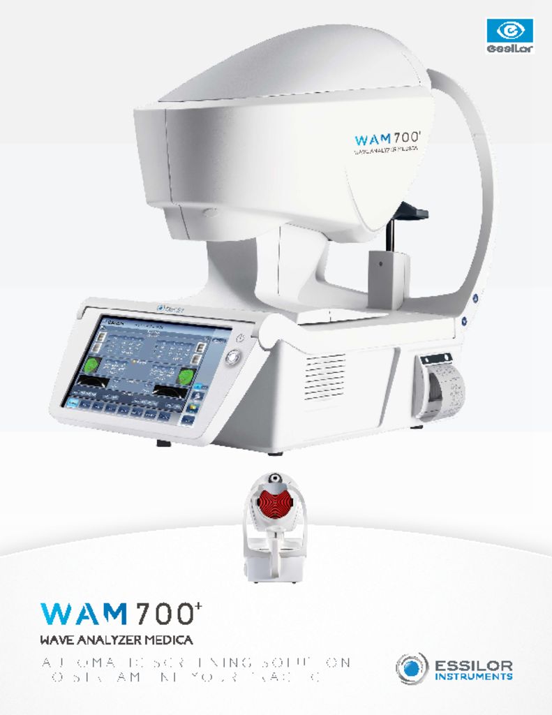 Brochures - Ophthalmic Equipment - Essilor Instruments USA