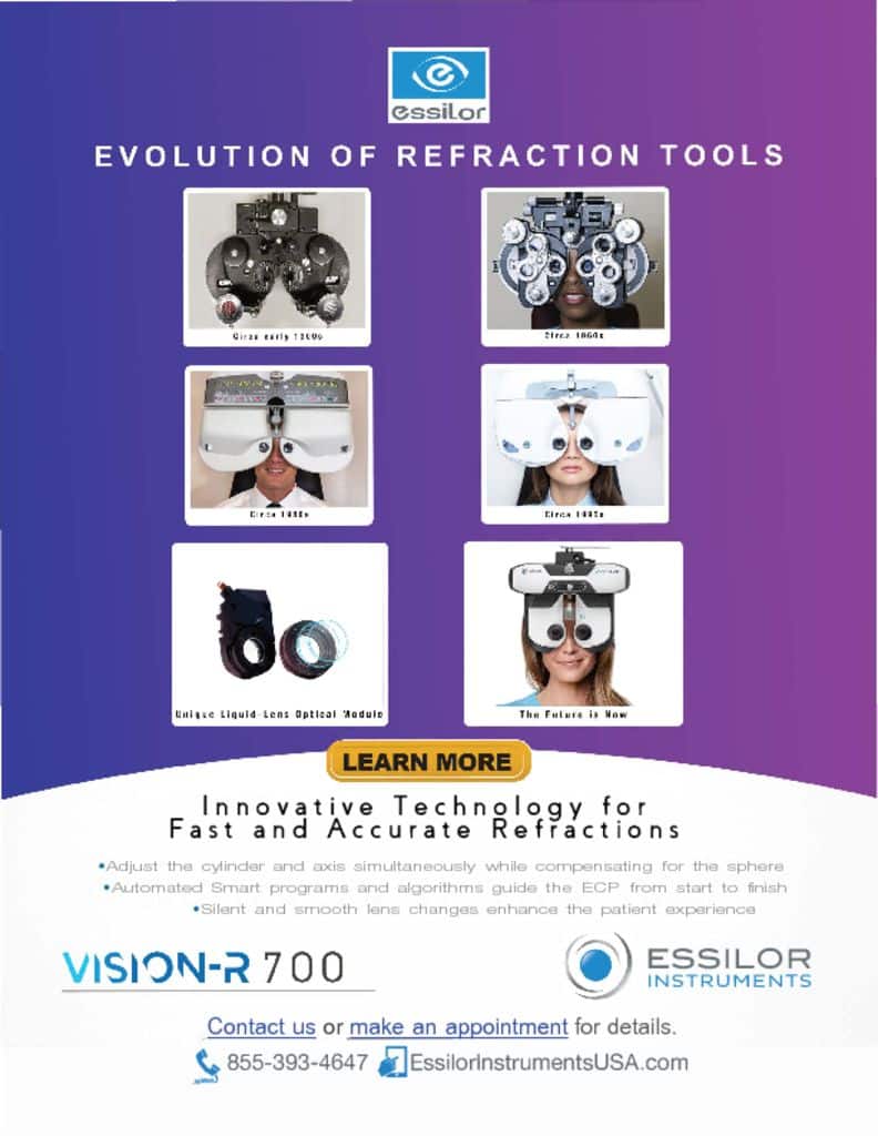 Vision-R 700 Auto Phoropter - Essilor Instruments USA