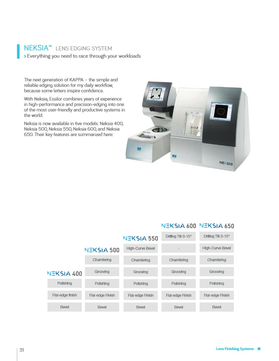 Product Catalog - Essilor Instruments USA