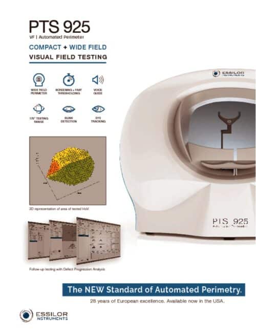 PTS 925 Automated Compact Perimeter - Essilor Instruments USA