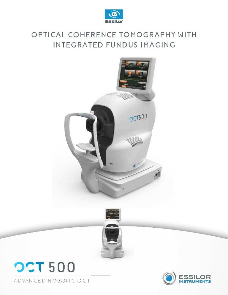 OCT500 Advanced Robotic OCT - Essilor Instruments USA