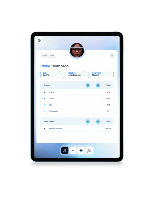 EYE-RULER2 S/W iPad Pro - Essilor Instruments USA