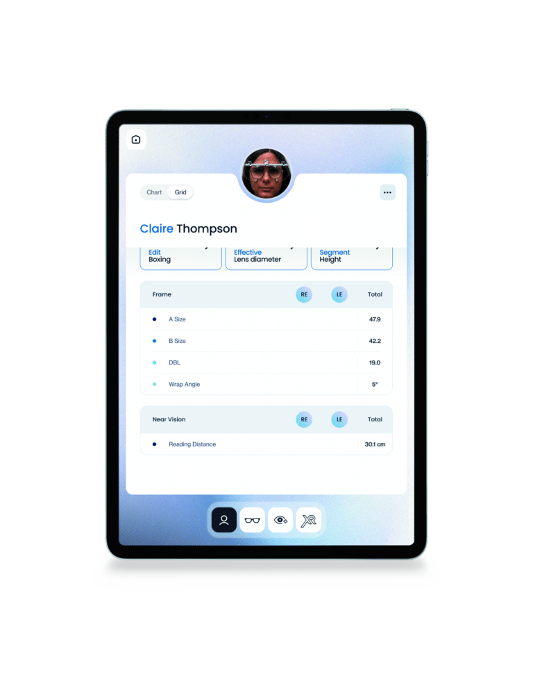 EYE-RULER2 S/W iPad Pro - Essilor Instruments USA