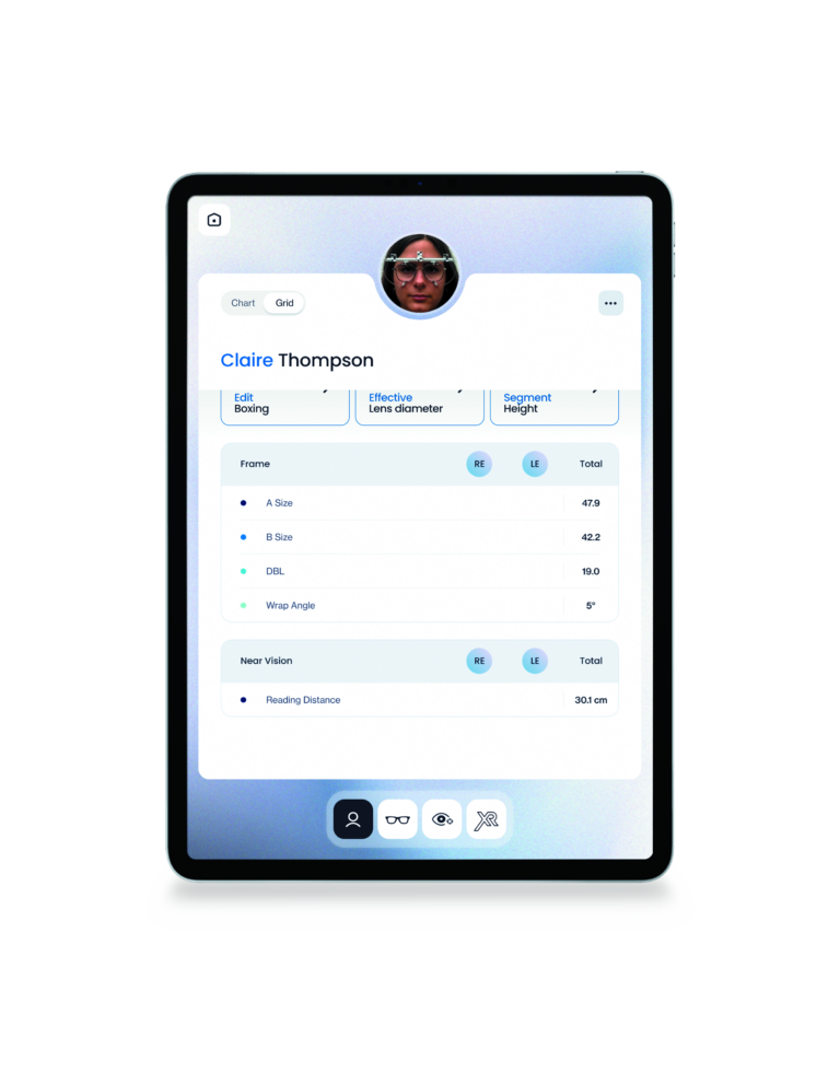 EYE-RULER2 S/W iPad Pro - Essilor Instruments USA