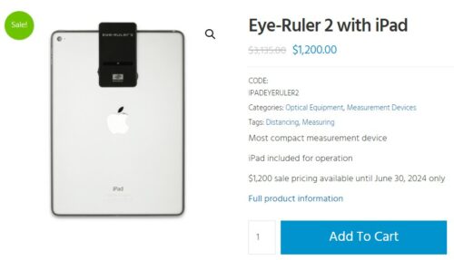 Super Sale on Eye-Ruler 2 - Essilor Instruments USA