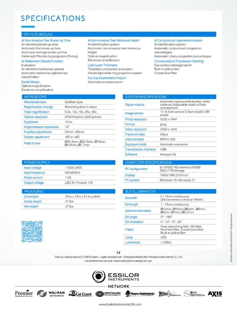 SL650/SL650+ Digital Slit Lamps - Essilor Instruments USA